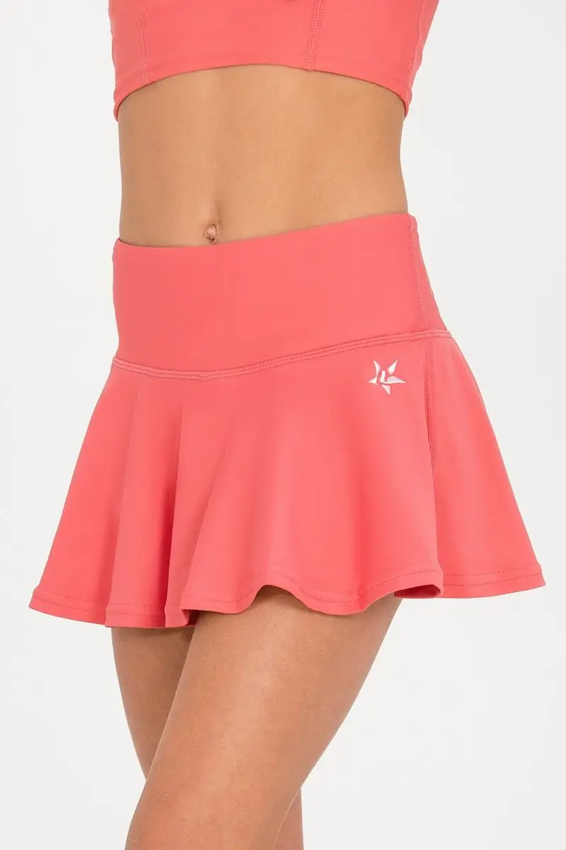 Legendary Flouncy Skirt in Sweet Coral – Shop Rebel Cheer